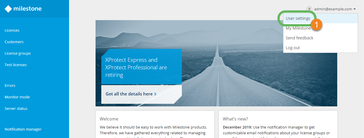 Change the time zone