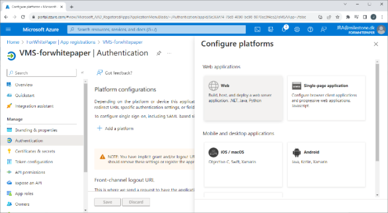 External IDP integration